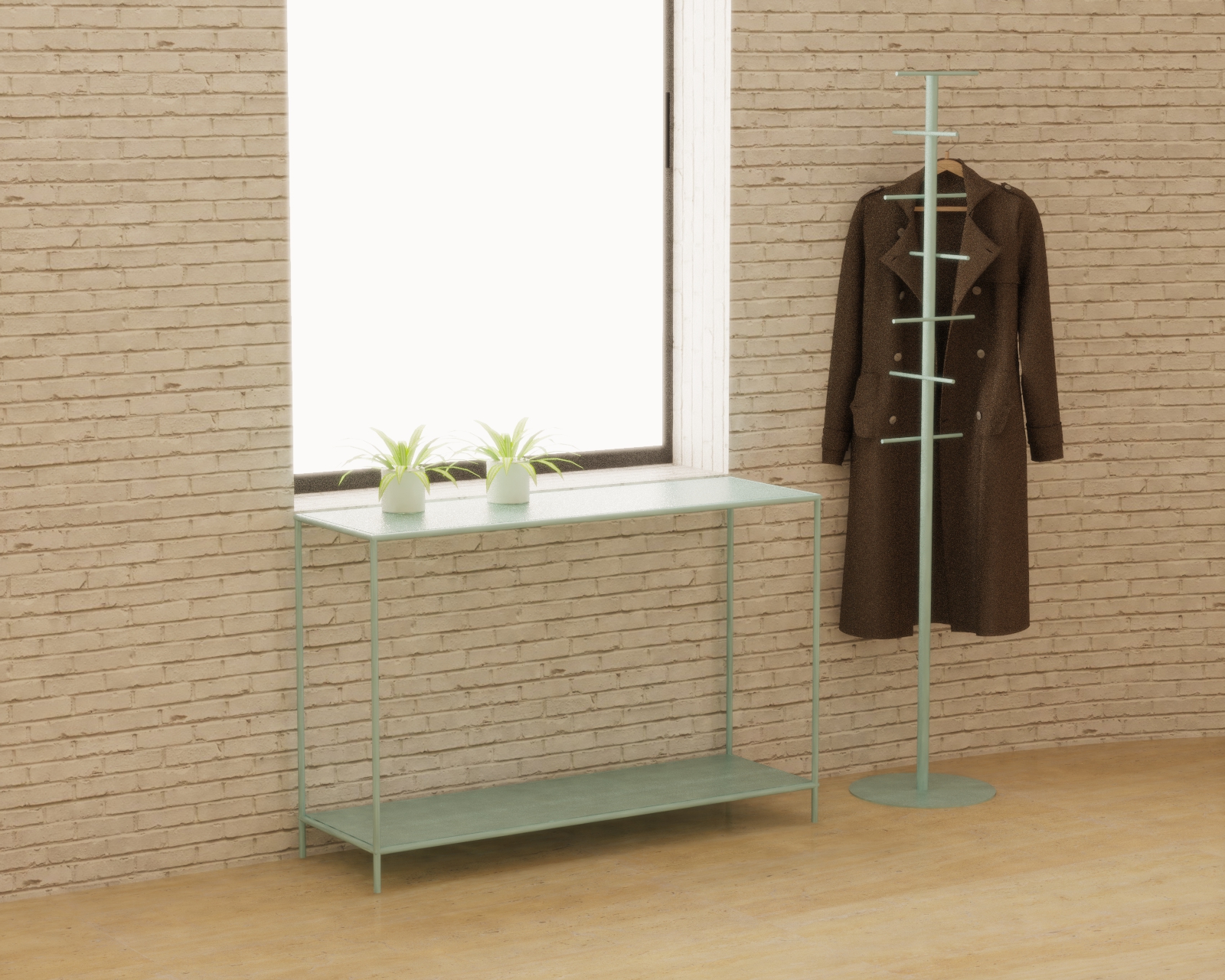 Perchero de pie metálico UP AND DOWN - Moderno | Tecmet